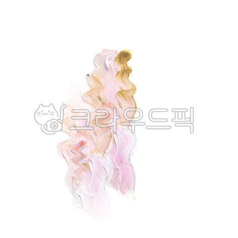 골드 수채화 브러쉬 페인트 스트로크 사진이미지일러스트캘리그라피 Banilla작가