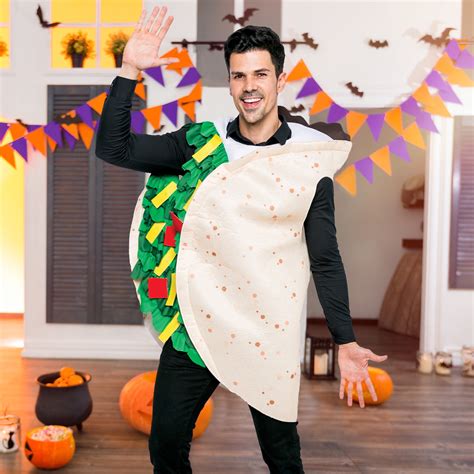 Joyfy Food Costumes Adult Taco Costume Halloween Costumes For Men