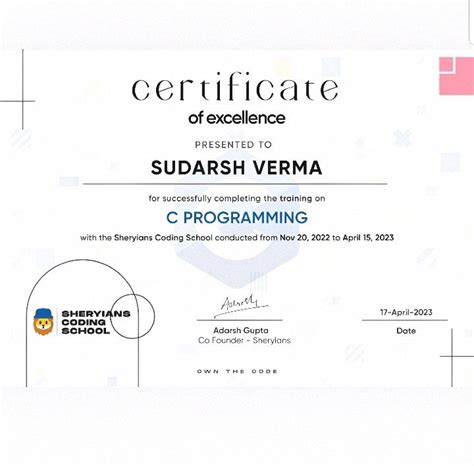 Sudarsh Verma On Linkedin School Programming Language Coading Sheriyanshcodingschool