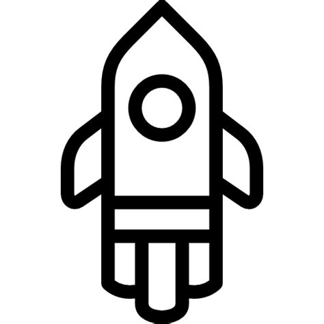 Rocket Cursor Creative Lineal Icon