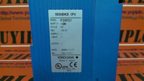 yokogawa，sequence，cpu，f3sp21 0n