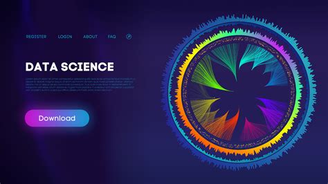 Bright Data Science Circular Visualization 42407716 Vector Art At Vecteezy