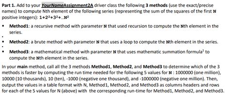 Solved OUTPUT HAS TO BE PUT INTO TABLE FORMAT Use Java For Chegg Com