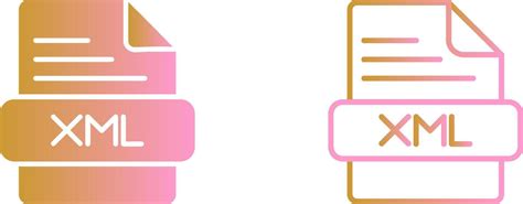 Xml Vector Icon 42043900 Vector Art At Vecteezy