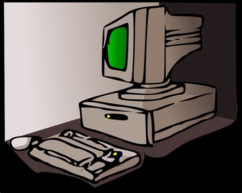 Retro Desktop Computer Setup Classic 1990s Computing Hardware 2004