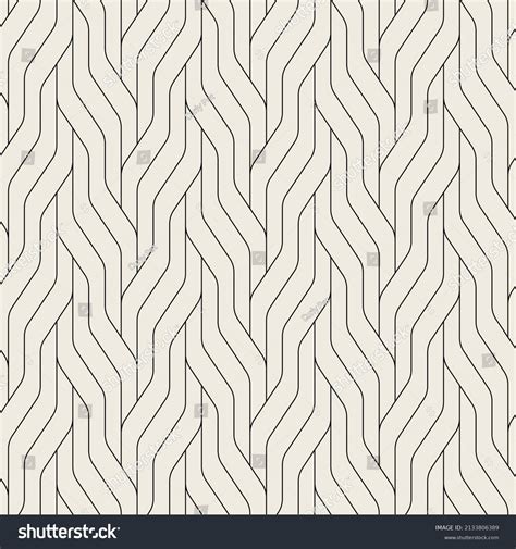 Seamless Pattern Geometric Waves Endless Stylish Stock Vector Royalty Free 2133806389