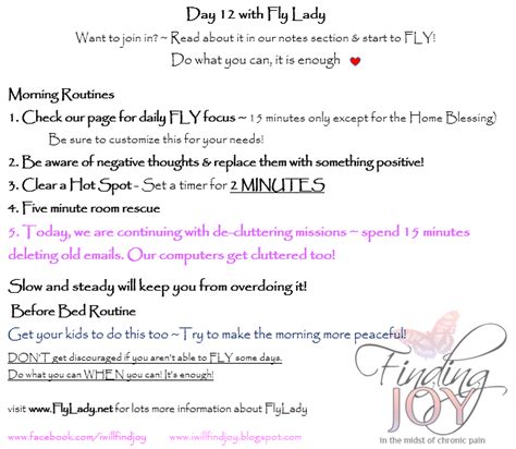 Day De Clutter Your Email Inbox For Minutes Fly Lady Cleaning Flylady Control Journal