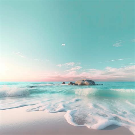 Premium Ai Image Ocean Abstract