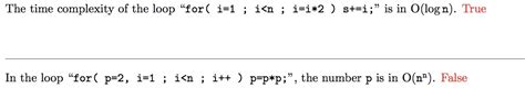 Big O Time Complexity For Loop Justification Stack Overflow