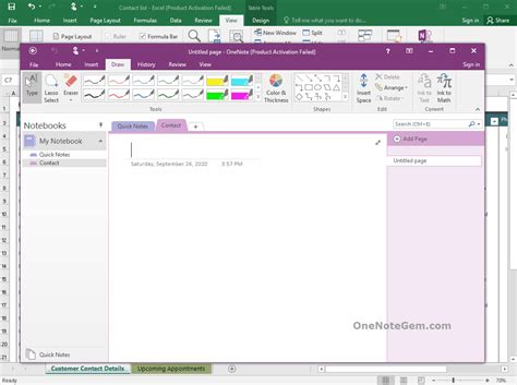 Send Selected Excel Rows To Onenote Generating Multiple Corresponding