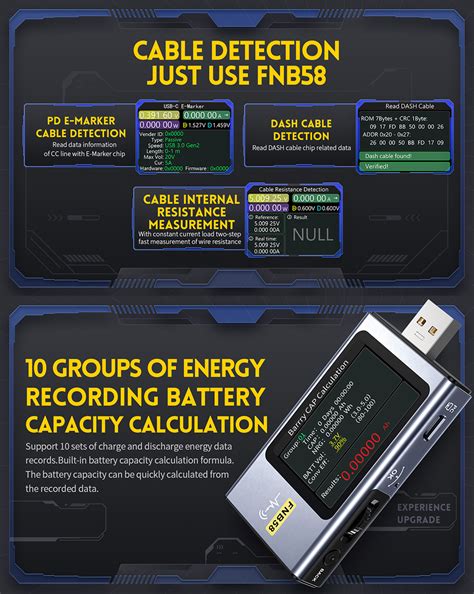 FNIRSI FNB B USB QC PD Voltage And Current Meter Tester Type C Multi Functional Fast Charging