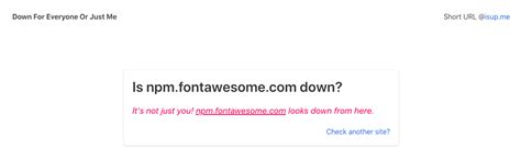 Npm Fontawesome Is Down Issue FortAwesome Font Awesome GitHub