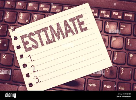 Handwriting Text Writing Estimate Concept Meaning Roughly Calculate