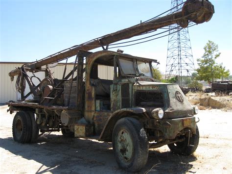 Old Stuff From The Oil Fields Old Trucks And Trailers