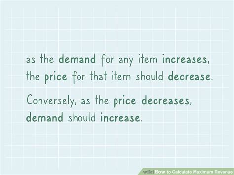 how to calculate maximum revenue with pictures wikihow