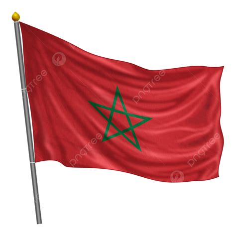 Printable Morocco Flag