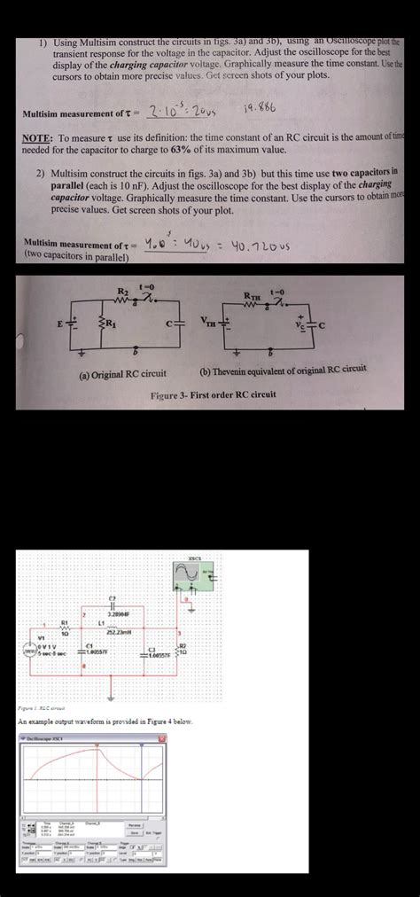 Solved Use Multisim Only ﻿your Multisim Circuit Has To Get
