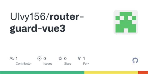 github ulvy156 router guard vue3