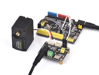 总线舵机驱动板 集成供电功能和控制电路 适用于ST SC系列总线舵机 小尺寸易集成