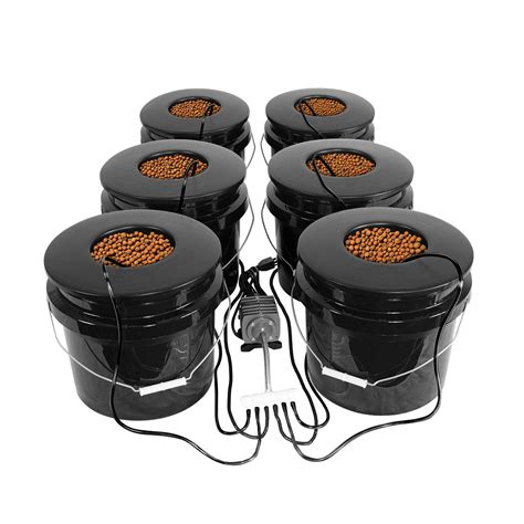 Dwc System By Bubble Brothers Shop 6 Pot Dwc Grow System Htg Supply