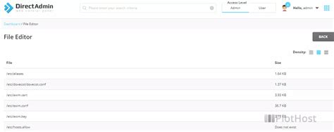 How To Add Files To Directadmin File Editor Plothost