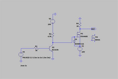 Circuit Analysis 3 3v To 24v Non Inverting Logic Level Shifter
