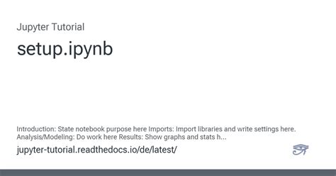 Setupipynb Jupyter Tutorial 2410