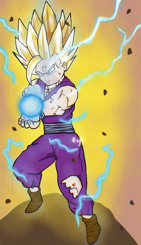 Ss2 Gohan By Damnjean On Deviantart