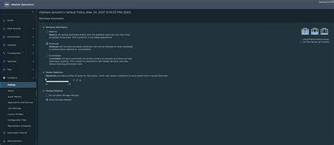 Vmware Aria Operations Policies