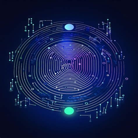 Premium Ai Image Artificial Intelligence Fingerprint Background