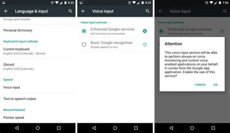 Android Enable Speech To Text Voice Input Keyboard Feature