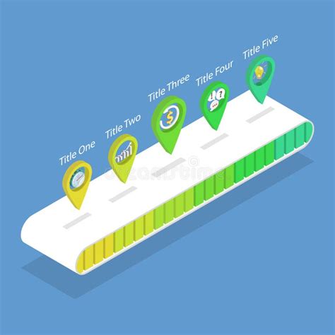 3d Isometric Flat Vector Illustration Of Workflow Stock Vector