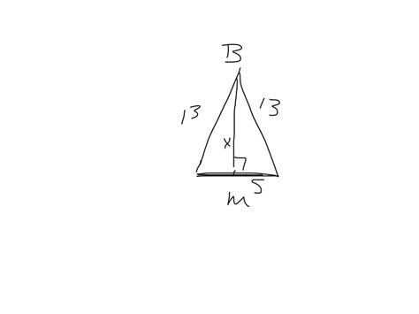 Solved An Isosceles Triangle Abc Has Its Vertices On A Circle If Ab 13 Cm Bc 13 Cm And