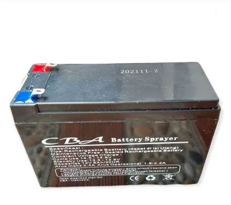 BATERAI AKI ACCU AH VOLT ORI CBA GENUINE SPRAYER ELEKTRIK BATTERY SPRAYER CBA Lazada