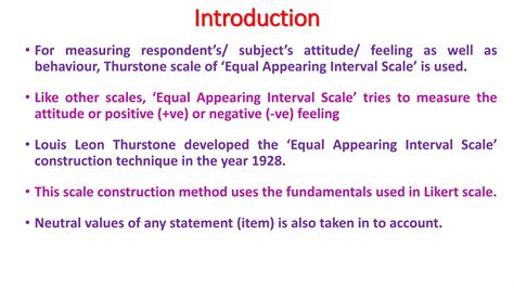 Equal Appearing Interval Scale Pptx