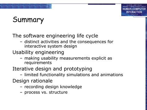 Hci 3e Ch 6 Hci In The Software Process Ppt