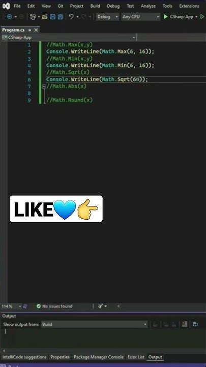 Some Math Methods In Csharp Developer Programming Csharp Developers Math Csharptutorial