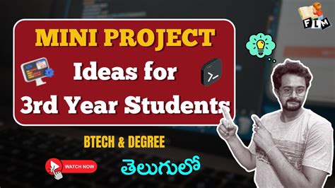 Mini Projects Ideas For 3rd Year BTech Degree Babes Final Year Projects