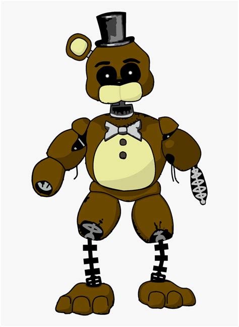 Как нарисовать фредди из фнаф 2 в полный рост