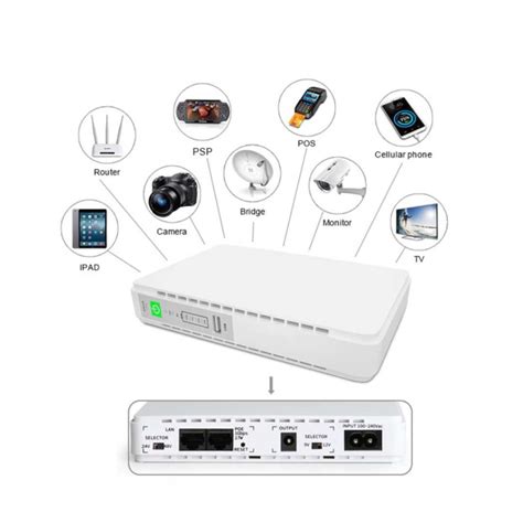 Router Backup Upto 8 Hours Mini Portable Modem Router Ups Poe Dc Wifi Backup 8800mah Daraz