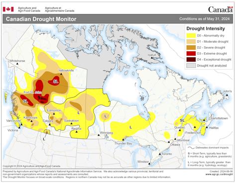 Canadian Drought Conditions Improve Aafc Agcanada