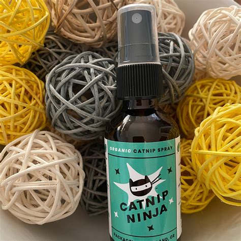 Catnip Ninja Organic Catnip Spray 2oz Etsy