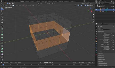 Selecting A Loop Of Multiple Faces In Blender Basics Interface Blender Artists Community