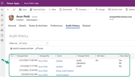 How To Enable Auditing At Column Level In Dynamics 365 Ce Online Arun Pottis Ms Crm Blog