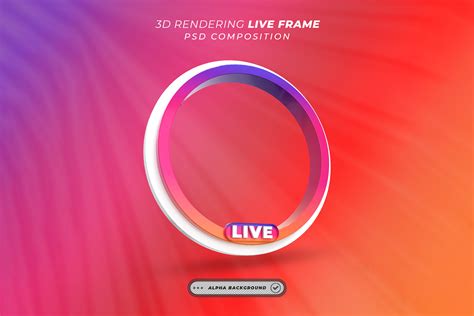 3d Rendering Frame For Live Streaming Graphic By Vectbait · Creative