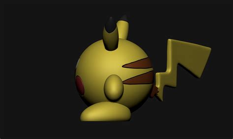 Stl File Kirby Pikachu Pokemon 🐉・model To Download And 3d Print・cults