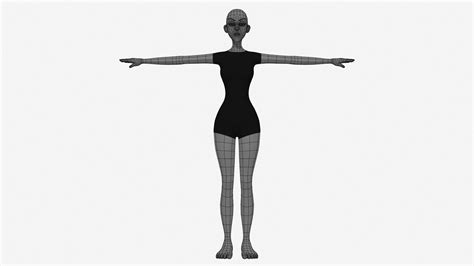 베이스 메쉬 여성 22 3d 모델 20 3ds dae fbx ma max obj free3d