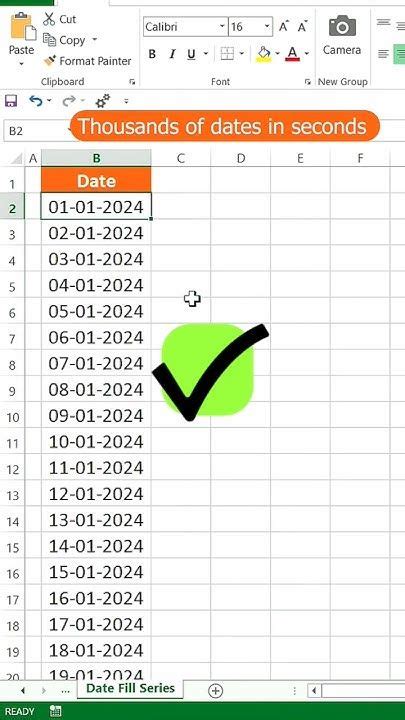 how to automatically write date in excel tips and tricks 💯💫 exceltips