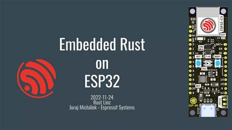 Embedded Rust On Esp2 Rust Linz Ppt