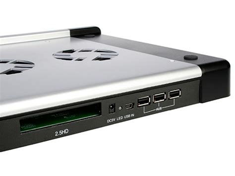USB Notebook Cooling Pad With HDD Dock And USB Hub